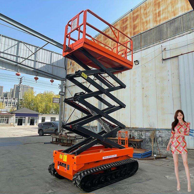 Electric Warehouse 2m Lifting Height Hydraulic Scissor Lift Work ...