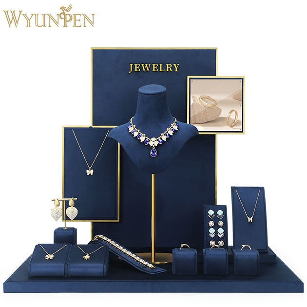 Popular Custom Jewelry Display Exhibition Jewelry Holder Rings Earrings ...