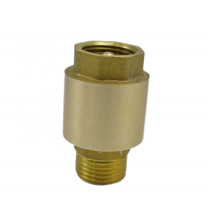 1/2" Inch Vertical Spring Brass Male Threaded Non Return Valve Foot ...