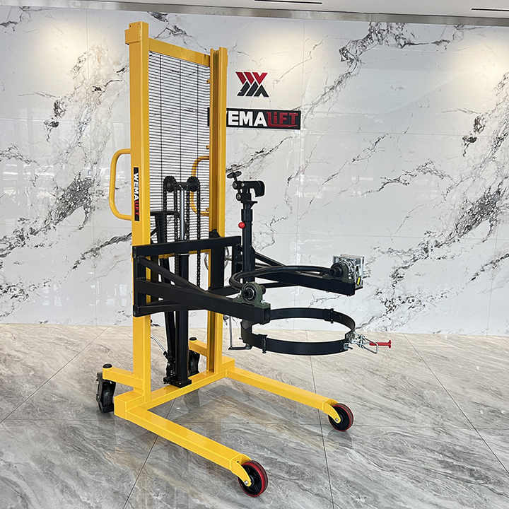 Oil Drum Carrier Lifter Stacker Manual Hydraulic Lifter Barrel Handling ...