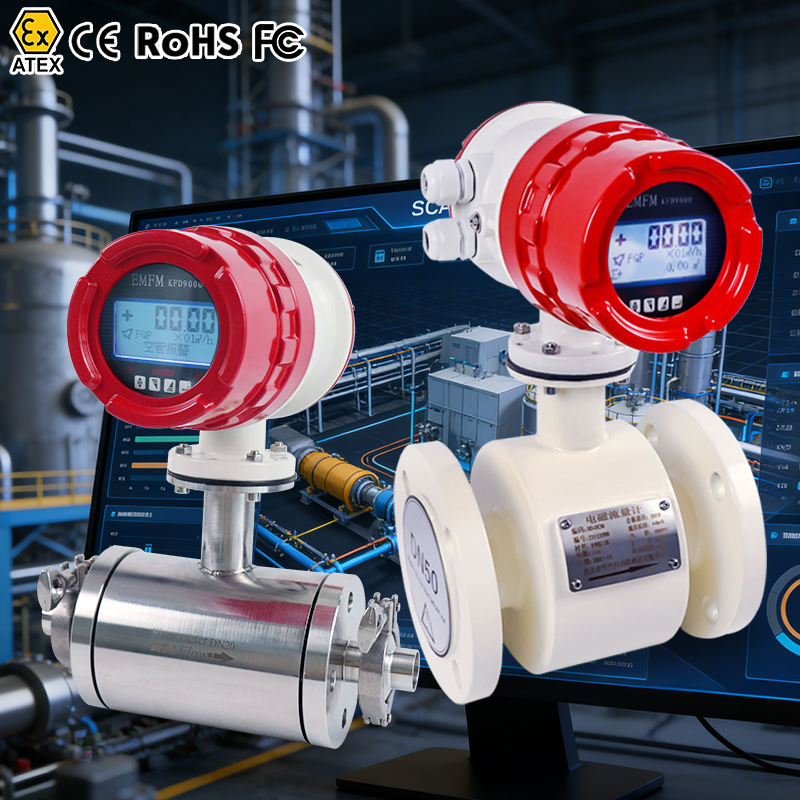 Electromagnetic Flow Meter Wastewater Flow Meter Duct Flow Meter ...