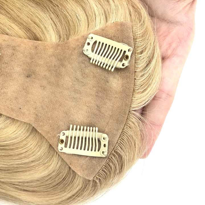 NL 9*11cm 14inch Women Hair Cover Silk Topper Color 18P613# New Design ...