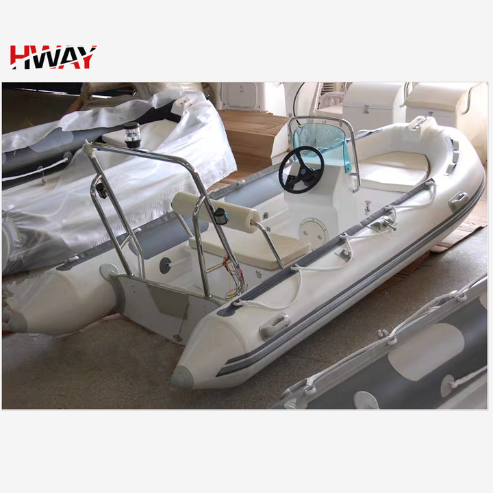 Customized 5.2M Aluminum Deep-V Hull RIB Boat Rigid Hull PVC or Hypalon ...