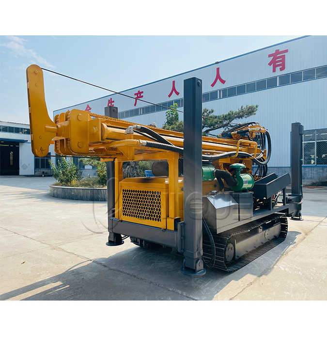 China Manufacturer 500m Water Well Drilling Rig Hydraulic Borehole ...