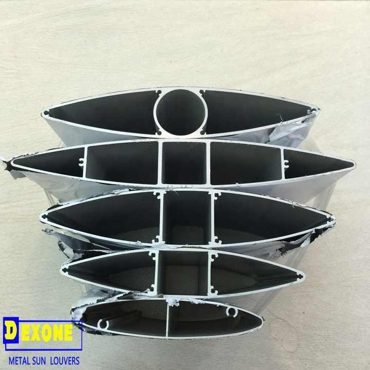 Aluminum Extrusion Profiles - Louver Blade Extrusion Section