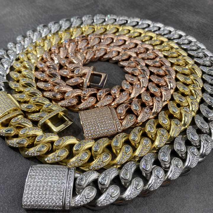 Hip Hop Punk Rapper Jewelry - 19mm Chunky Fashion Chains