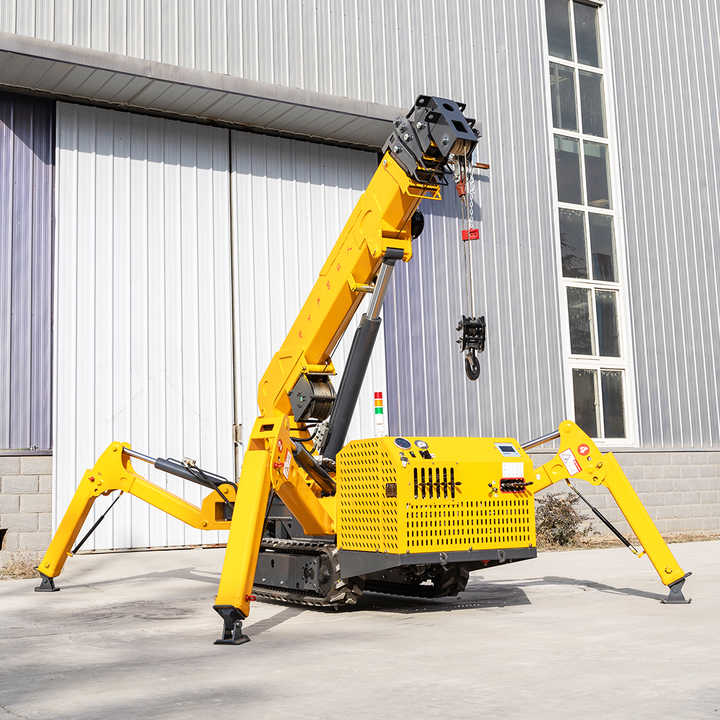 New Product Crawler Crane 360 Degree Rotating Spider Crane 3Ton ...