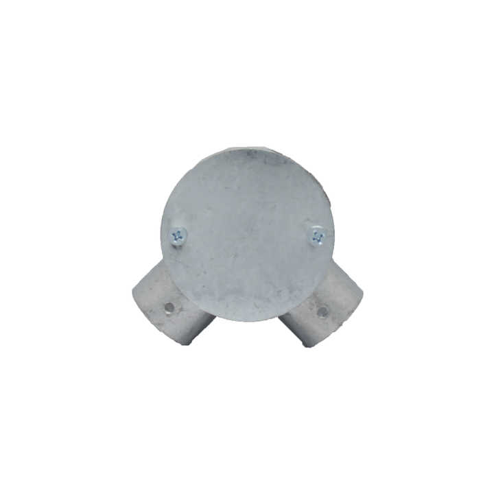 20mm 2 Way Electrical Conduit Aluminium Circular Elbow Angle Junction ...