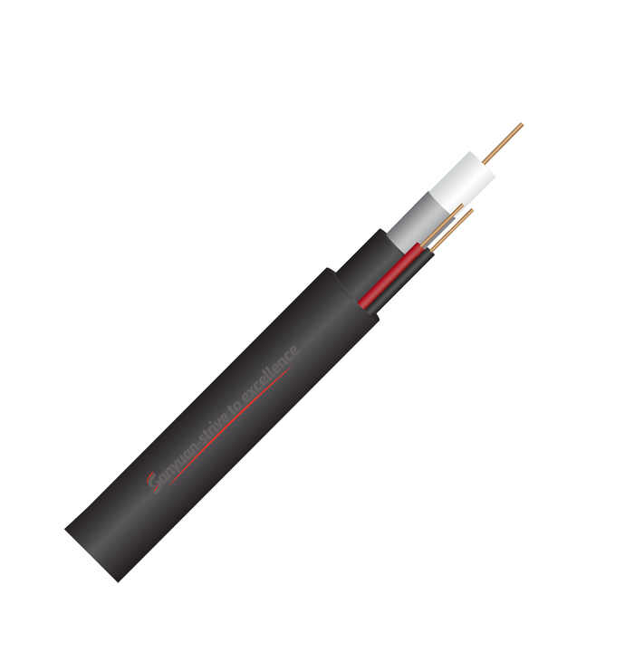 Belden RG6/rg59 /rg58 PE/PVC/LSZH Power Coaxial Cable with CU/CCS Inner ...