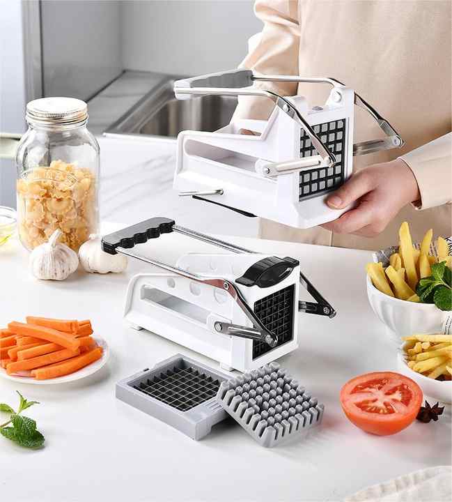 Stainless Steel Manual Potato Cutter - French Fries Slicer