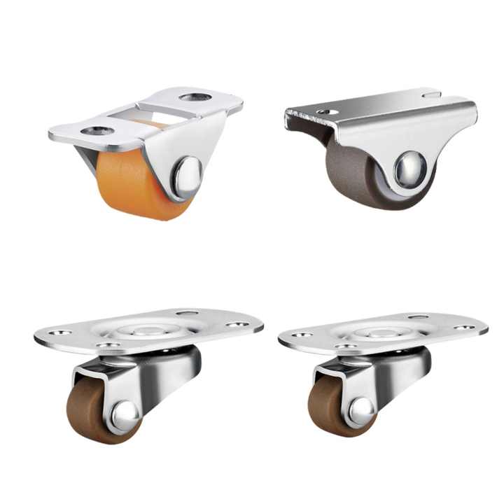 Mini Rolling Casters Wheel Good Quality TPR Drawer Cabinet Invisible ...