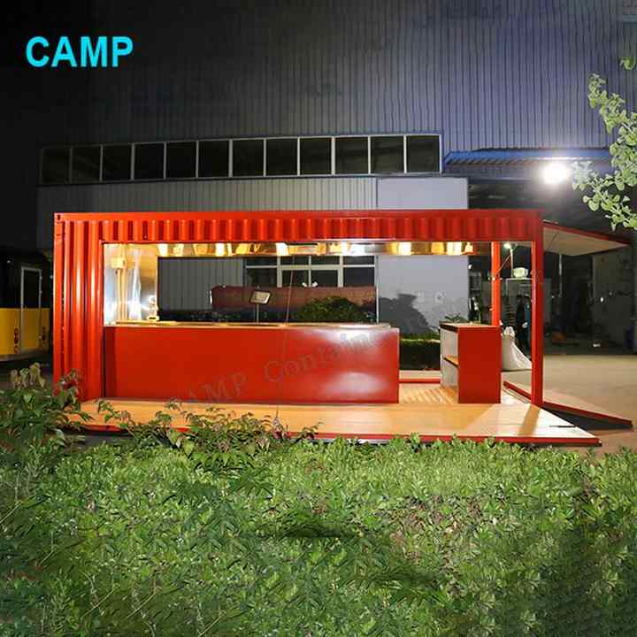 China 20ft 40ft Shipping Container bar Restaurant Container Restaurant ...