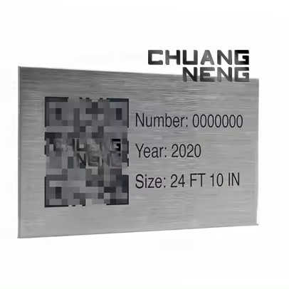 Stainless Steel QR Code Labels - Durable and Versatile