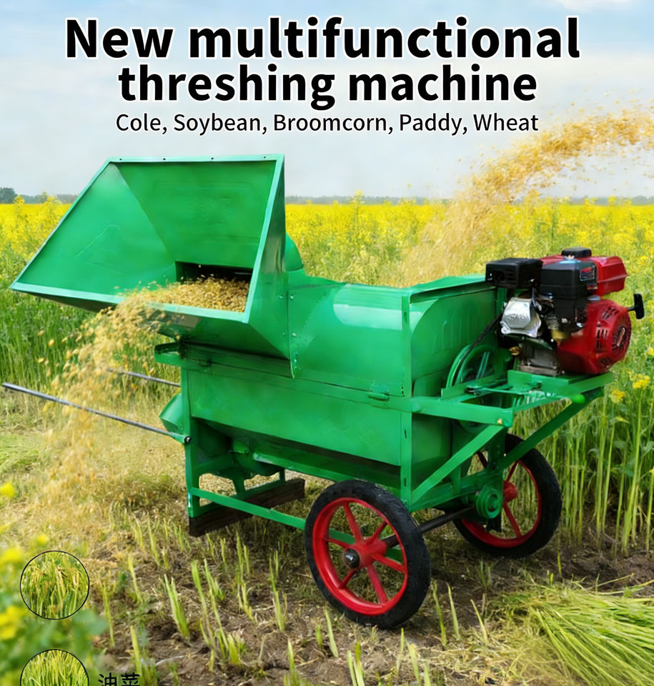 High Efficiency Multifunctional Thresher Machine for Rice Wheat Soybean ...