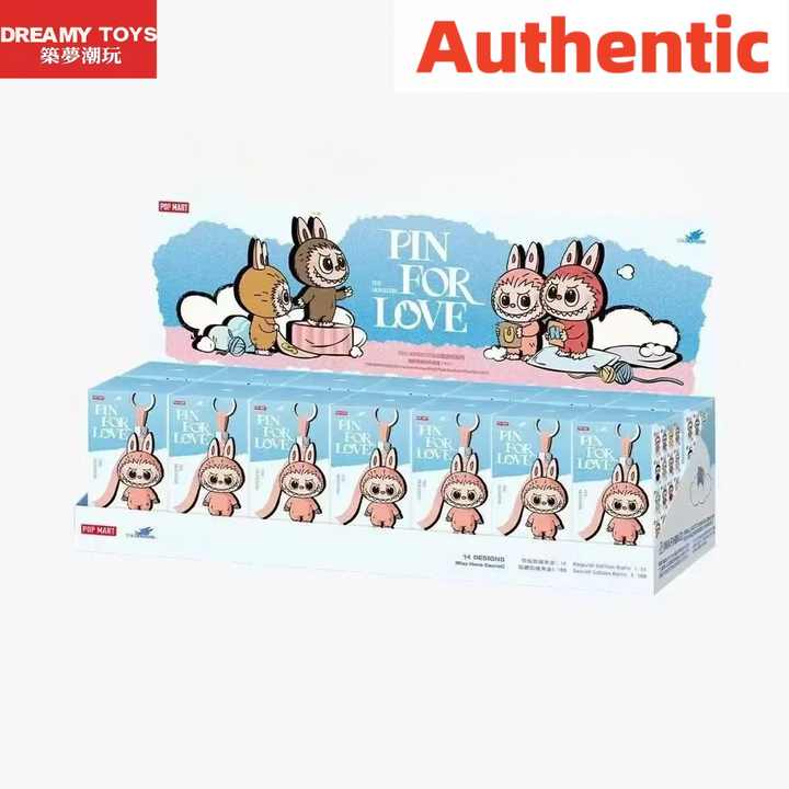 Authentique POPMART Labubu V4 Monsters Exciting Macaron PVC Blind Box ...