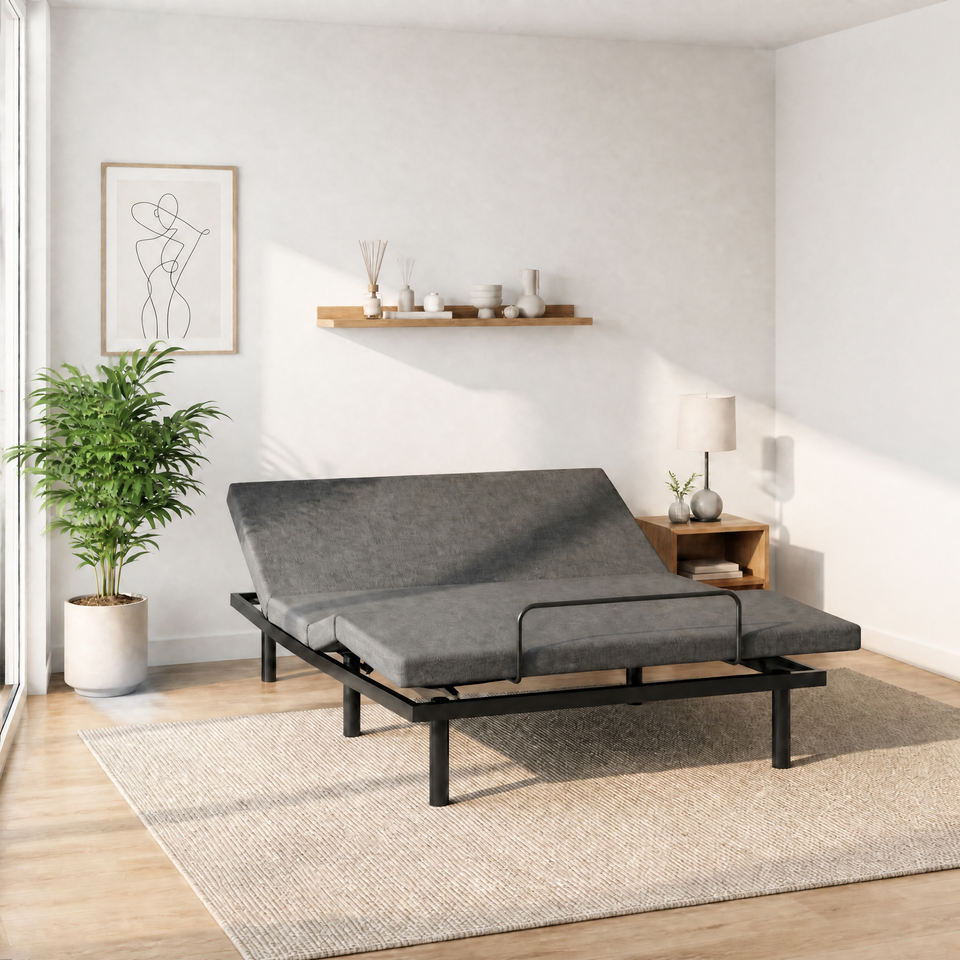 Luxury Smart Bed Frame Electric Adjustable Base with Memory Positions ...