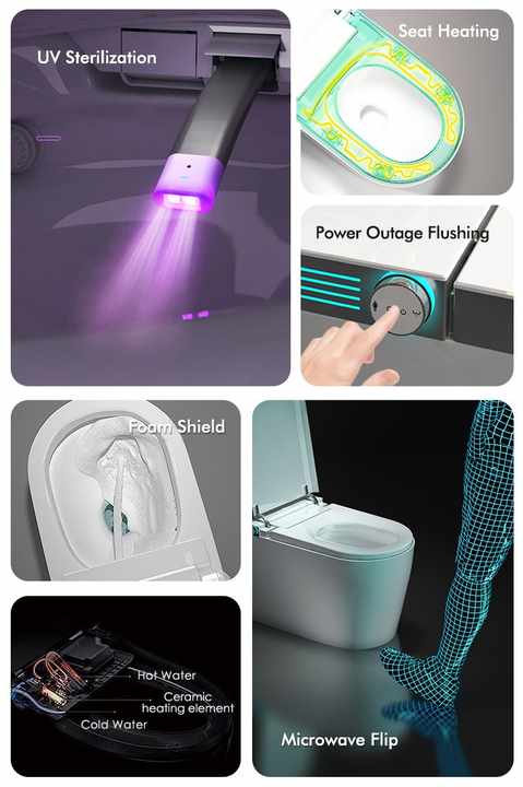 Smart Toilet Bowl - Intelligent Sanitary Ware for Home