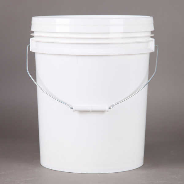 1L Transparent Plastic Pail Food Grade Plastic Bucket 1 Liter Round ...