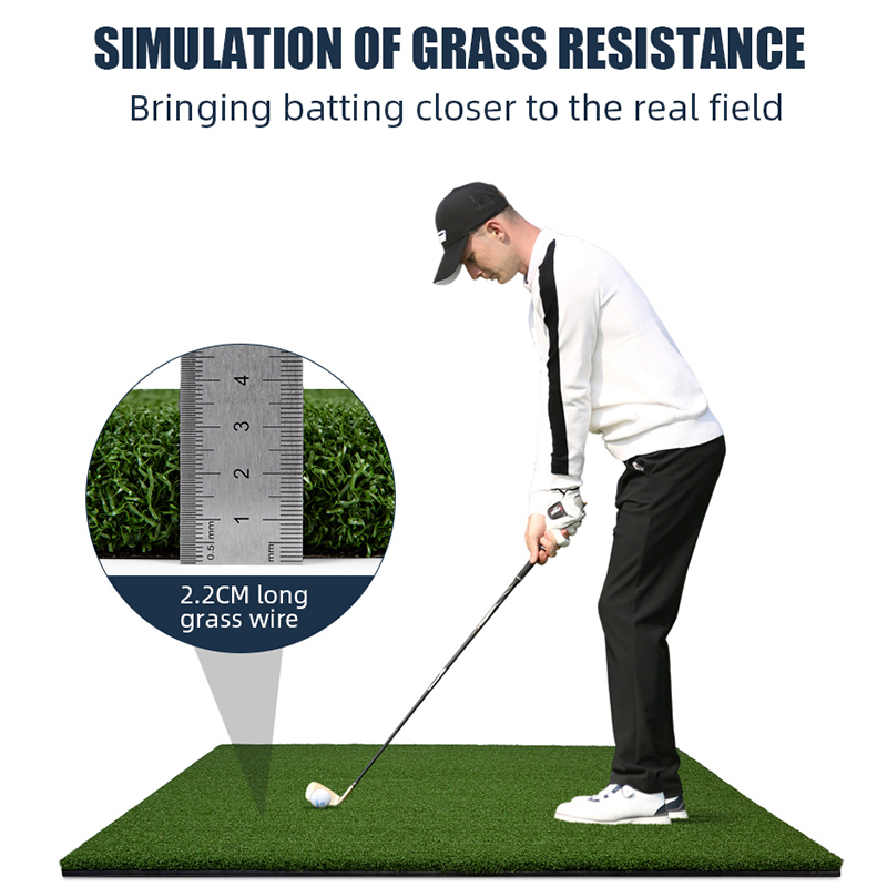 PGM DJD036 golf practice swing mat long grass non slip golf swing mat-企业官网