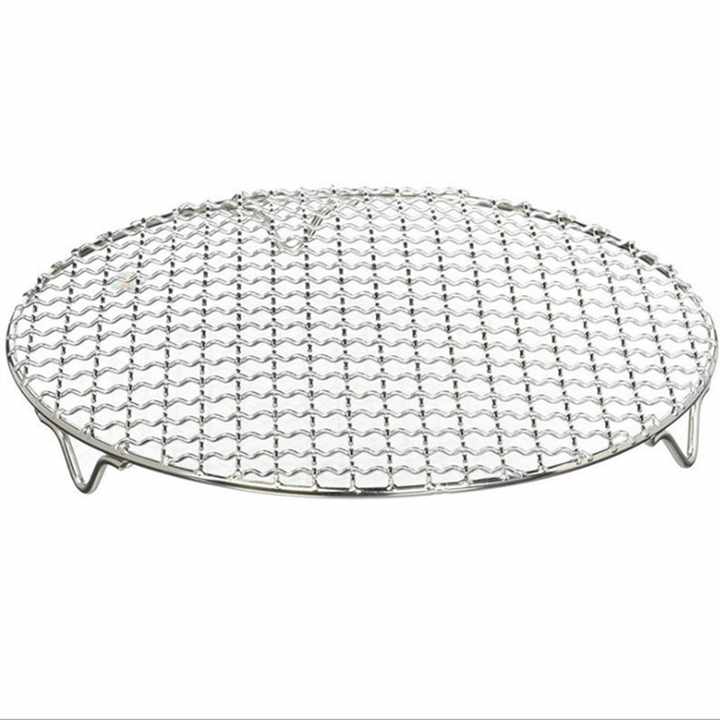 Sus304 Korean BBQ Net Restaurant Round Stainless Steel Pan Plate Grid ...
