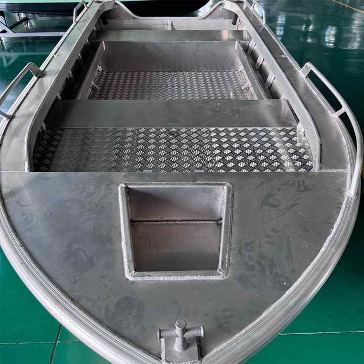 Hot Sale Sport Style 4.2m/5m Alloy Boat Dinghy Rowing Boat with ...