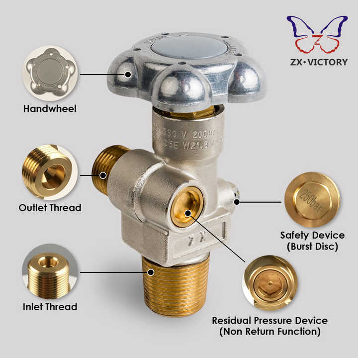 ZX 166.7bar 200bar 25E W21.8 RPV Valve for CO2 Residual Pressure Valve ...