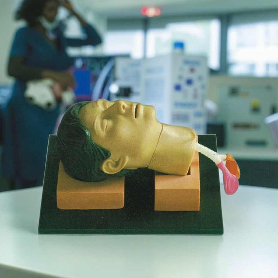 Cricothyroidotomy Tracheostomy PVC Manikin Model Simulator