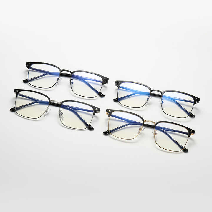 Luxury Half Frame Color Changing Eyeglasses For Men & Women ...