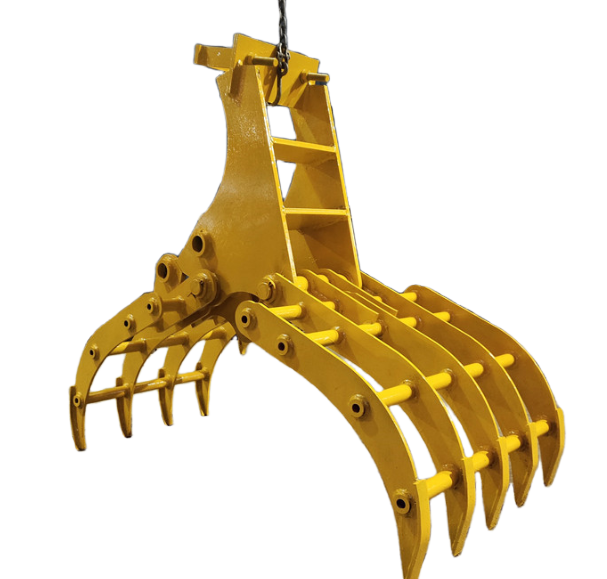 Hydraulic Wood Grabber Digger Log Grapple Excavator New Condition Scrap ...