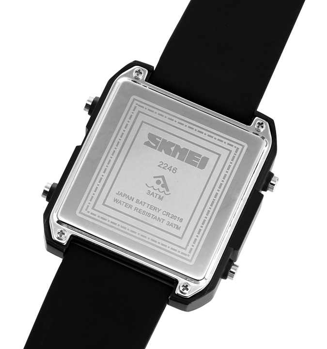 SKMEI #2146 Custom Logo Transparent Case Silica Gel Strap