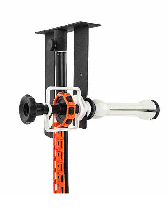 4 Roller Wall Mount Manual Background Axis Support System