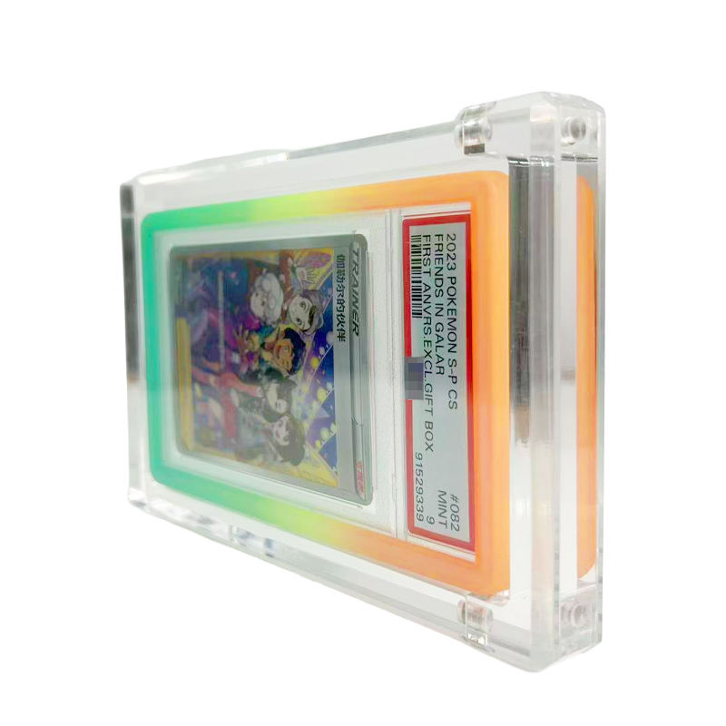 Acrylic Graded Card Display Case with Protective Grade Bumper | Clear ...