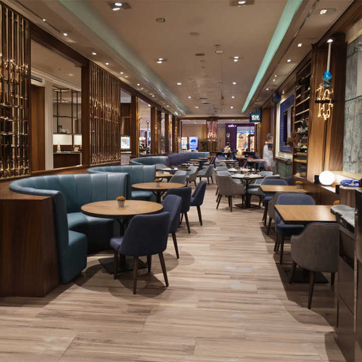 Wholesale Customization Circular Booth Seating for Restaurants
