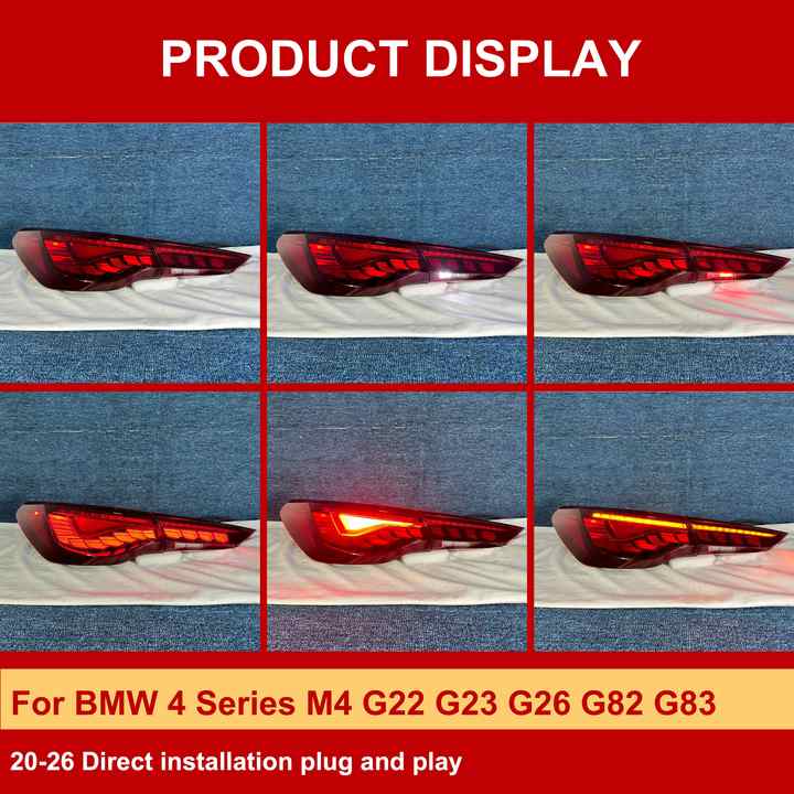 J ONE Custom Rear Lights for Bmw G82 M4 Tail Lights 2020-2026 Custom ...