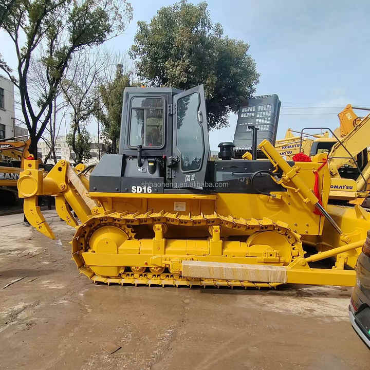 Shantui Secondhand SD16 Bulldozer with Blade and Ripper Used Motor Pump ...