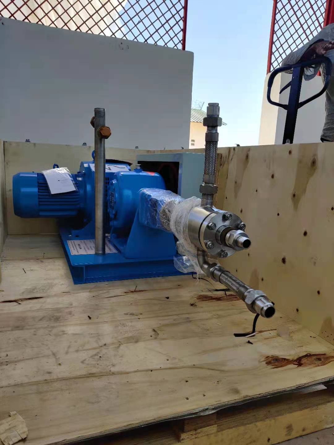 400-800L/h Liquid Oxygen Pump Lox Plunger Piston Pump For Cryogenic ...