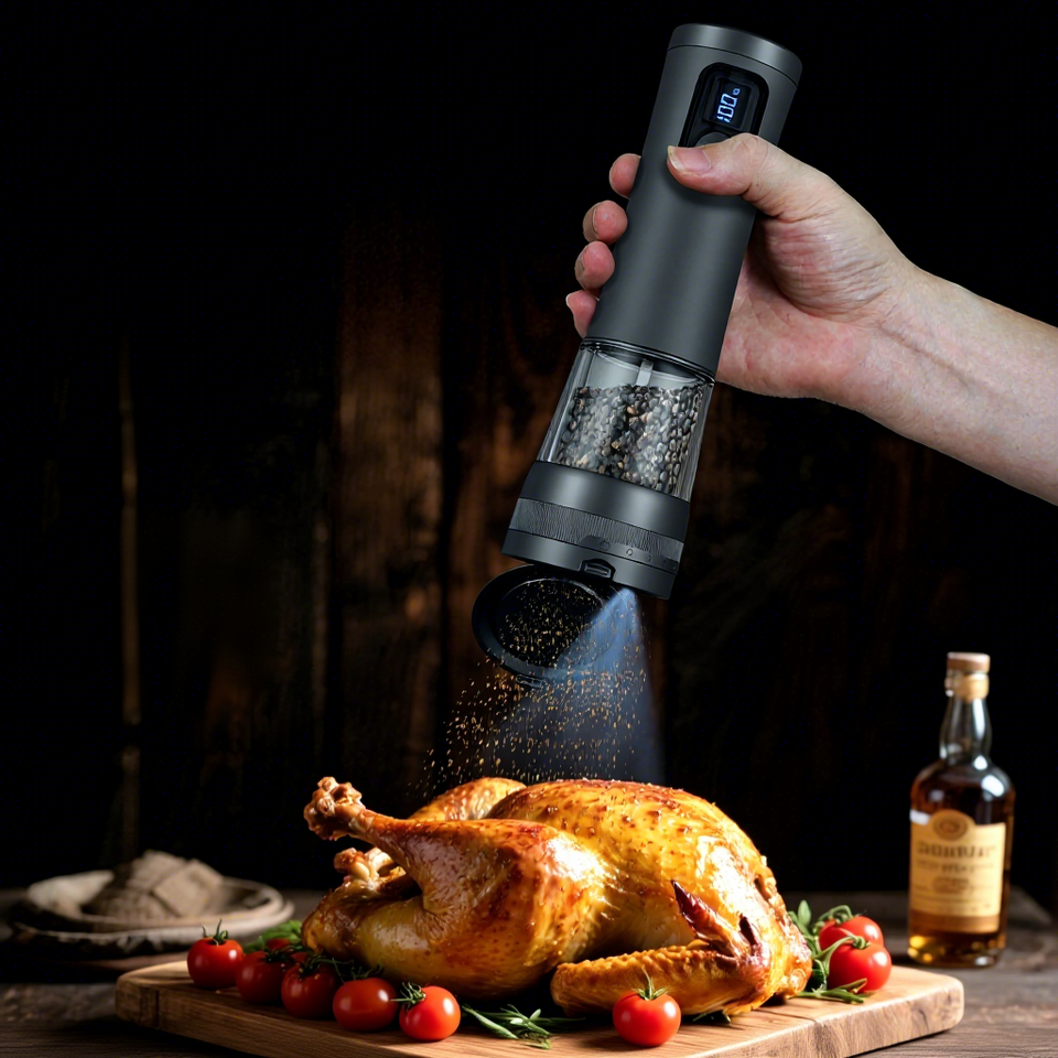 Electric Rechargeable USB Charging ABS Material Kitchen Utensil Pepper ...