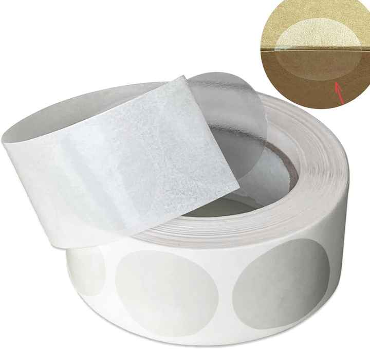 1 Inch Clear Package Seals Stickers - 1000 Labels/roll