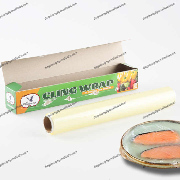 Clear PVC Food Wrap Film for Food Preservation Stretch Cling Film Roll ...