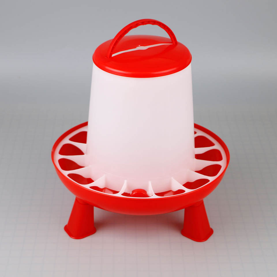 New PP Plastic Poultry Feeder Pot Bucket Animal Feeder Waterer Farm ...