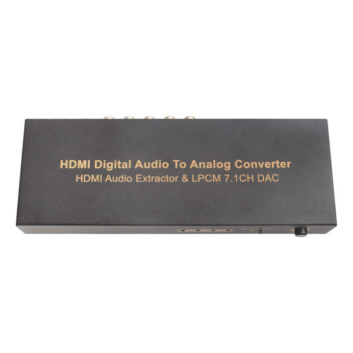 4K HDMI to HDMI Audio Extractor - LPCM 7.1 CH DAC Converter
