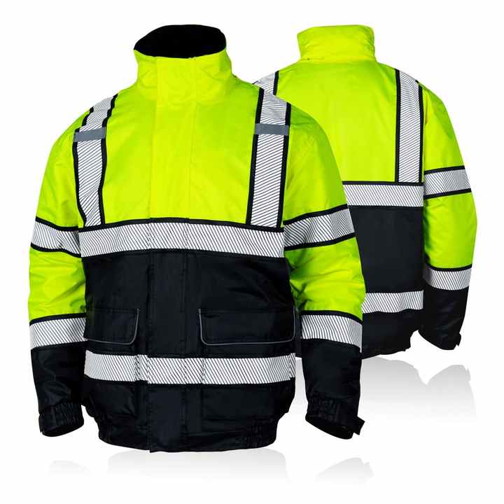 ANSI/ISEA Class 3 Reflective Safety Jackets - Waterproof & Durable