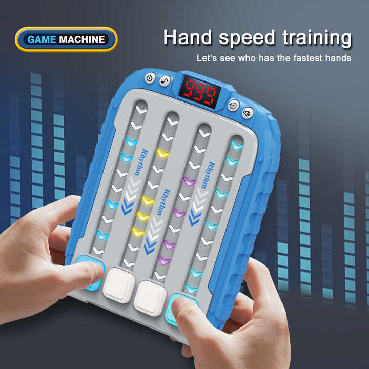 Portable Handheld Press Rhythm Master Game Speed Training Toys Kids ...