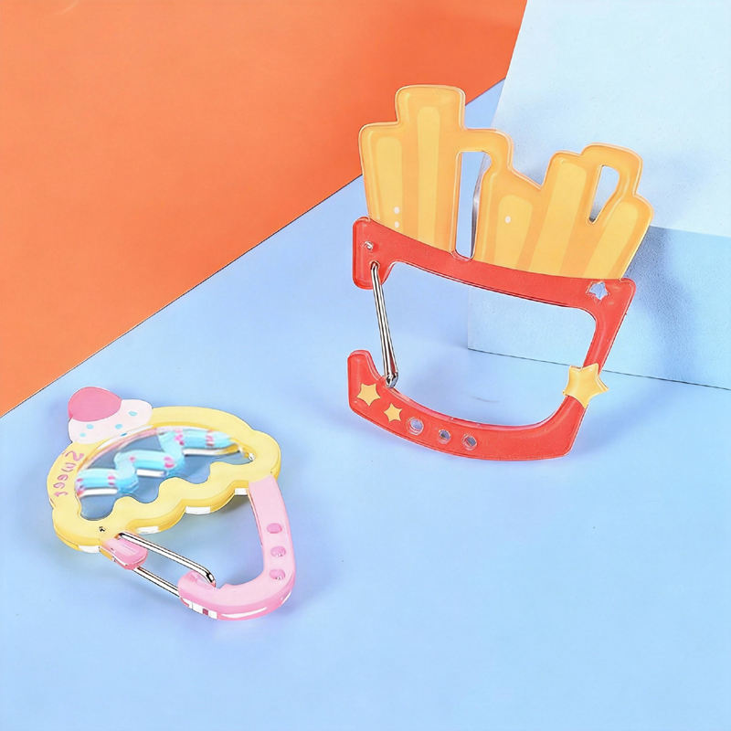 Creative Custom Design Logo Acrylic Carabiner UV Printing Cartoon Anime ...