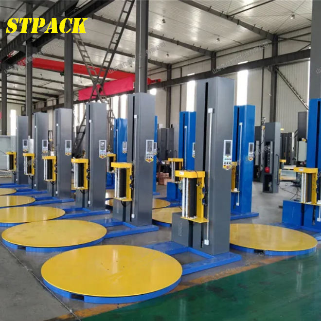 Semi-automatic Pallet Stretch Film Wrapping Machine