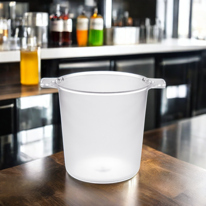 PS Clear Plastic 6L Ice Bucket Wine & Beverage Cooler for Parties for ...