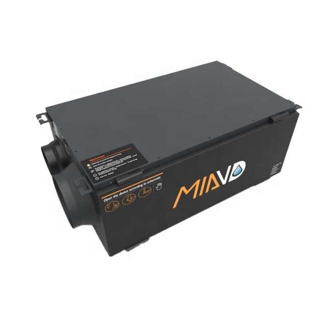 MIA Residential 60L/D Fresh Air Supply Fan Air Dryer Dehumidifier With ...