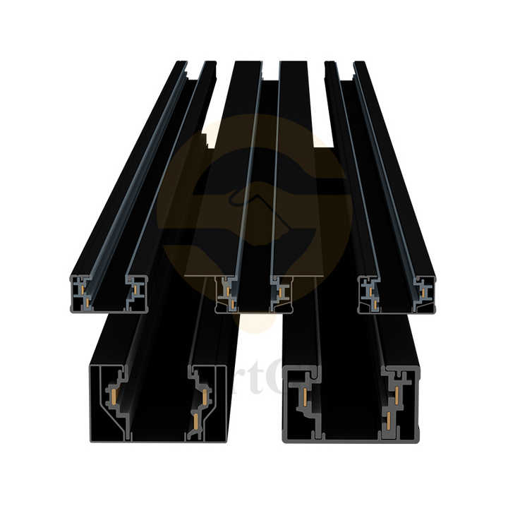 3 Wires LED Track Light Guide Rail Aluminum Clothing Store Home ...