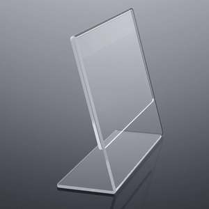 Buy Freestanding l shape acrylic display stand with Custom Designs ...