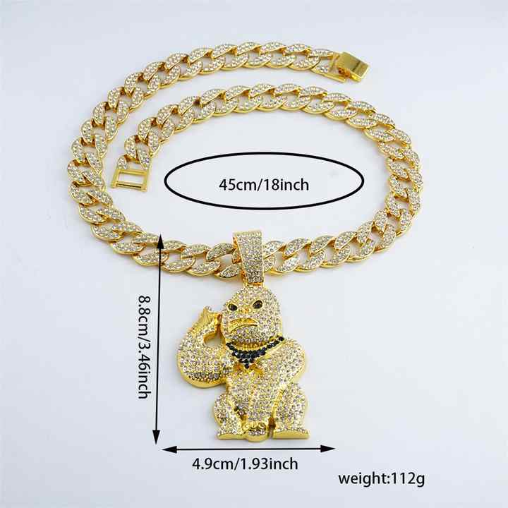 2025 Factory New Style Wholesale Iced Out 15MM Cuban Chain With Zinc ...